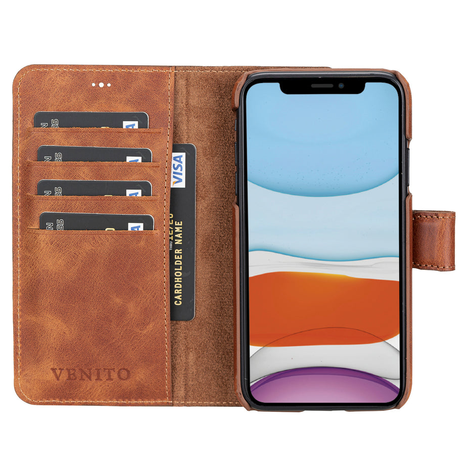 iPhone 11 Leather Wallet & Snap-On Cases - Venito – Venito Leather