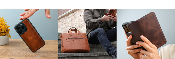 Luxury Leather Cases for iPhone, Samsung & Watch Bands – Venito ...